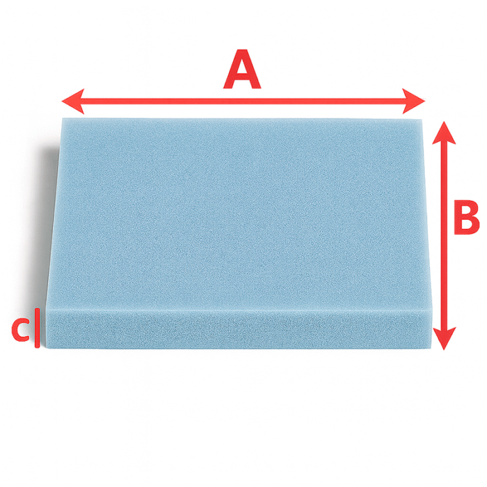 Memory Foam Square | Custom Sizes | Joyce Visco Foam